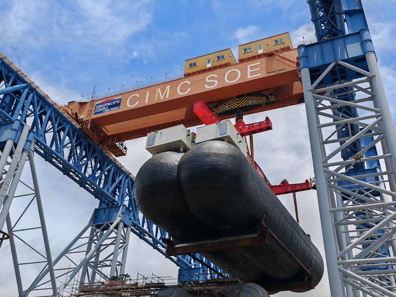 Steady progress | CIMC SOE delivered fifth stainless steel tank successfully