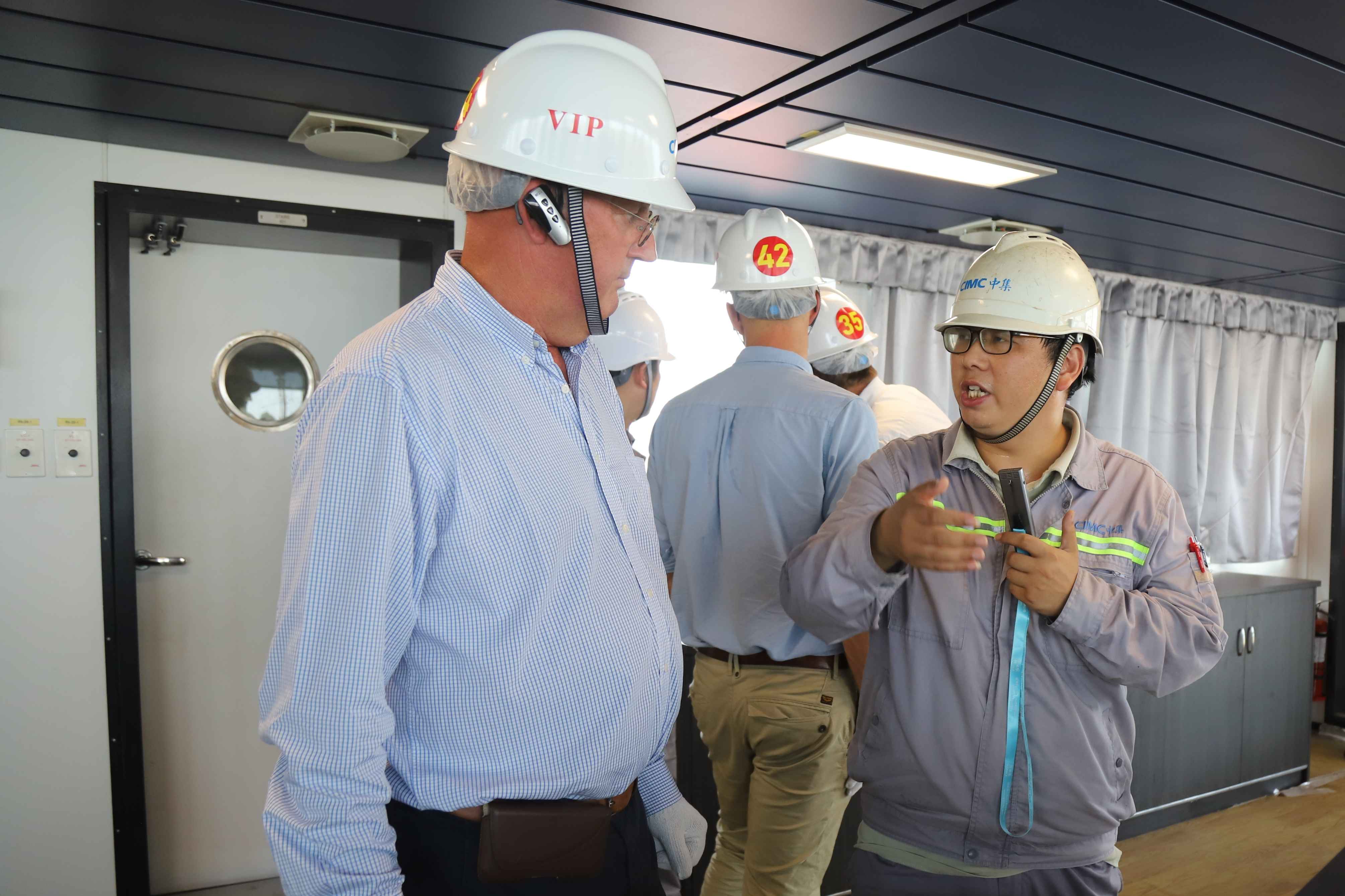 President Yang Xiaohu of CIMC Enric led CLPT Europe team for an ...